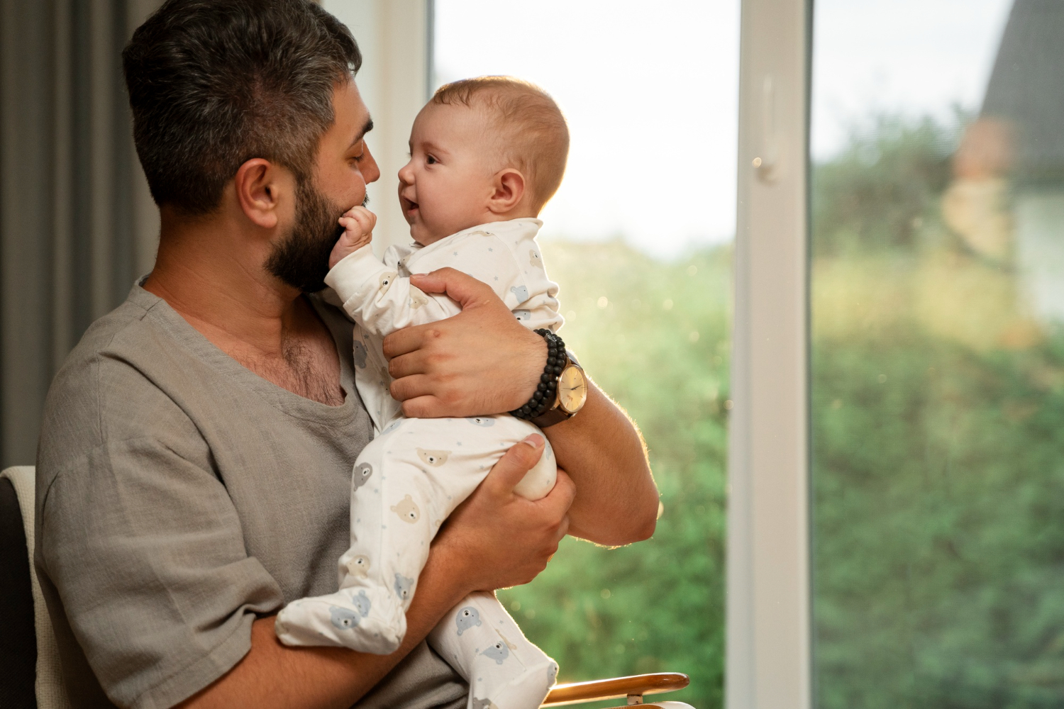 ¡Qué padre es que papá fortalezca el vínculo con su bebé! | Mamarama